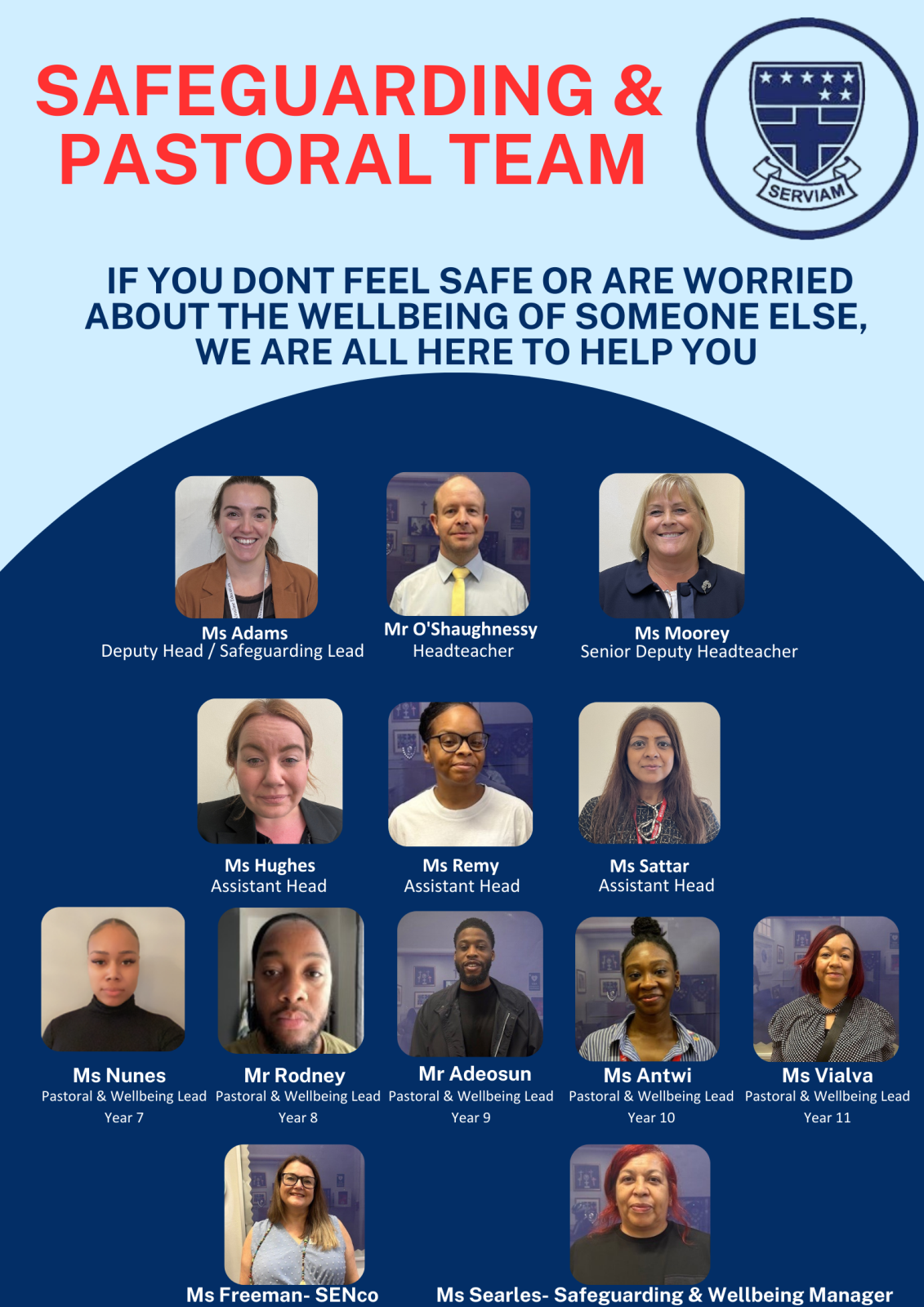 St Ursula's Convent School - Safeguarding Team